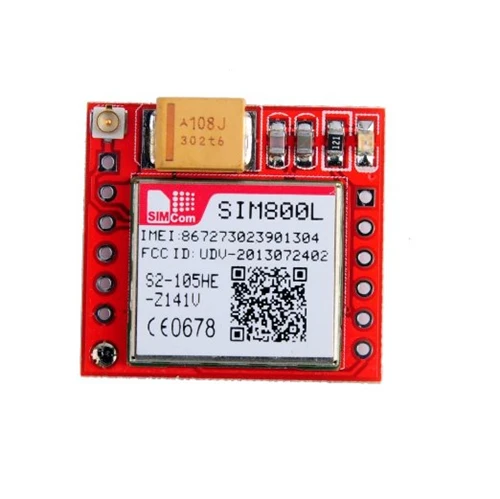 Compact SIM800L GPRS GSM Module with Micro SIM Slot Quad-Band TTL ...