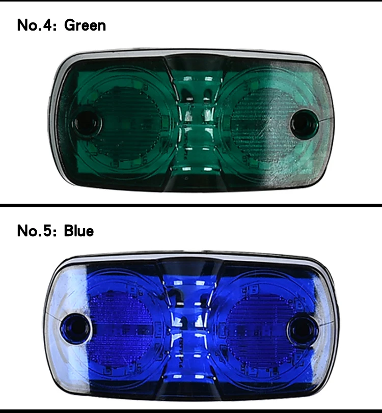 24vled Truck Width Indicator Light 12 Bead Cargo Vehicle Running Light ...