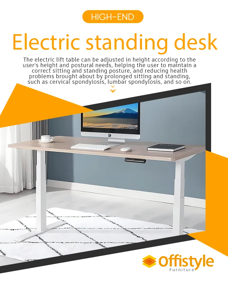 Height Adjustable Gaming Desk Electric Computer Table Gaming Desk ...
