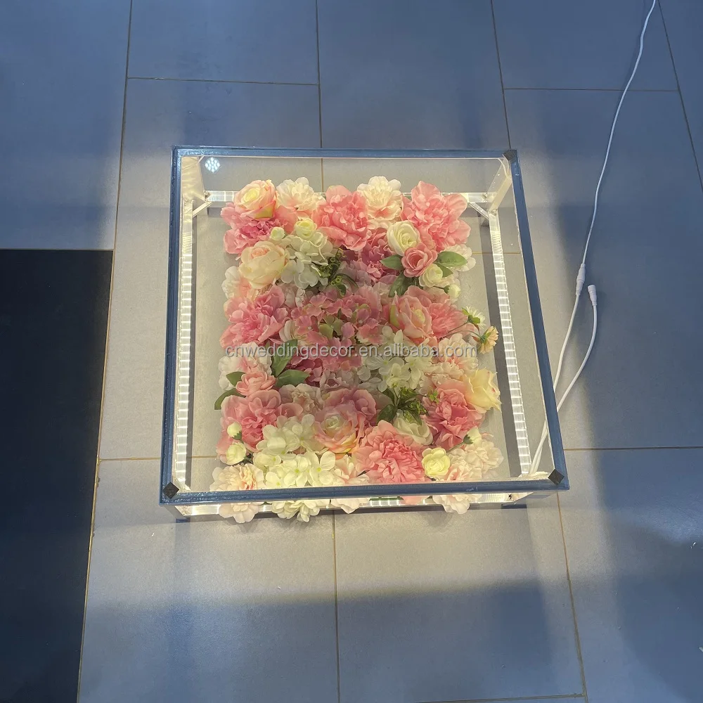 Glass Floor Wedding - Elegant Tempered Glass Stage Platform