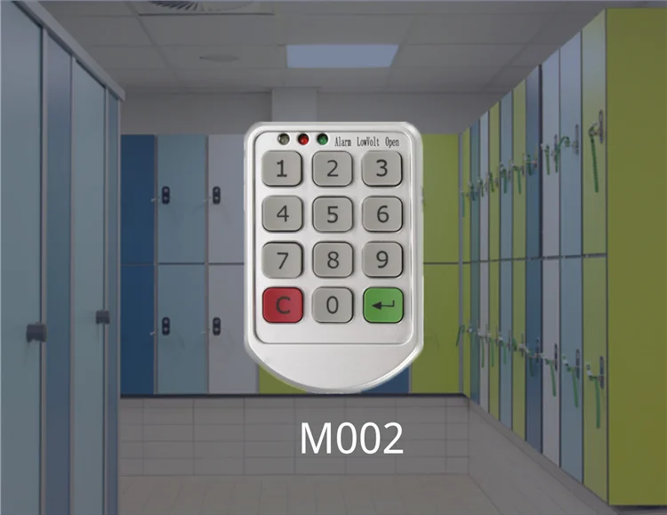 Electric Keypad Digital Gym Cabinet Locks Password With Master Code ...
