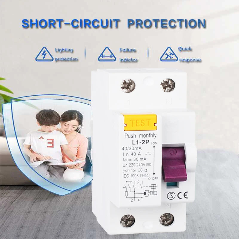 F360 Series Miniature Circuit Breakers 2p/4p Residual Current ...