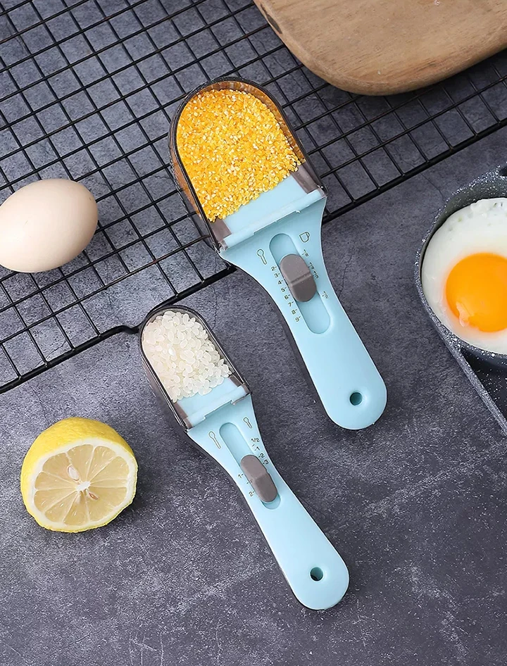 Kitchen Cube Measuring Tools Magnetic Adjustable Measuring Spoon Smart ...
