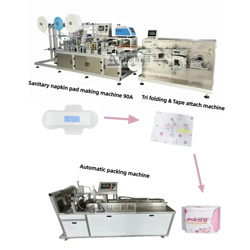 Automatic Lady Sanitary Napkin Pad Making Machine