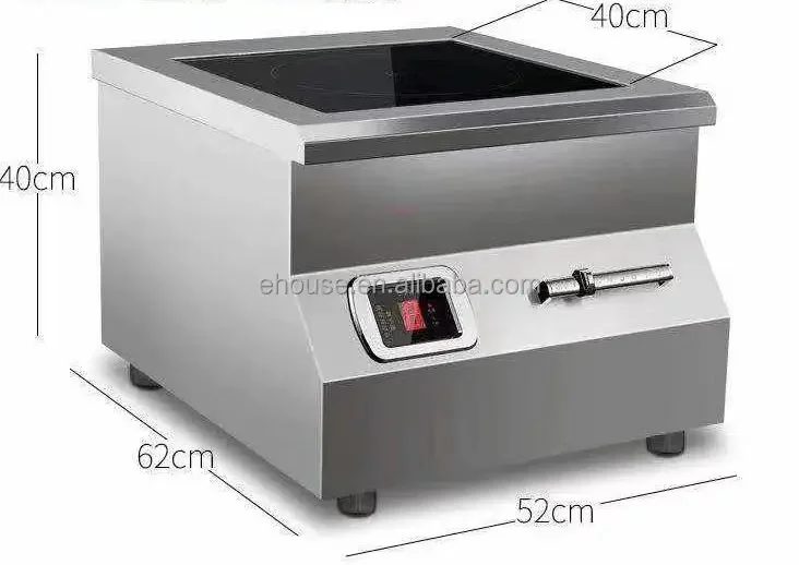 8KW High-Power Commercial Kitchen Induction Stove Stainless Steel Fast ...