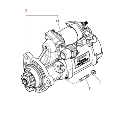 Doosan Hyundai Deawoo Excavator Parts Engine Spare Parts Starter ...