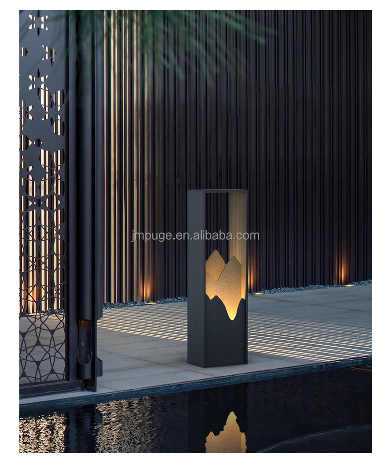 Outdoor IP65 Waterproof Led Bollard for Hotel Aluminium Modern Style COB Led Garden Light 10W ...
