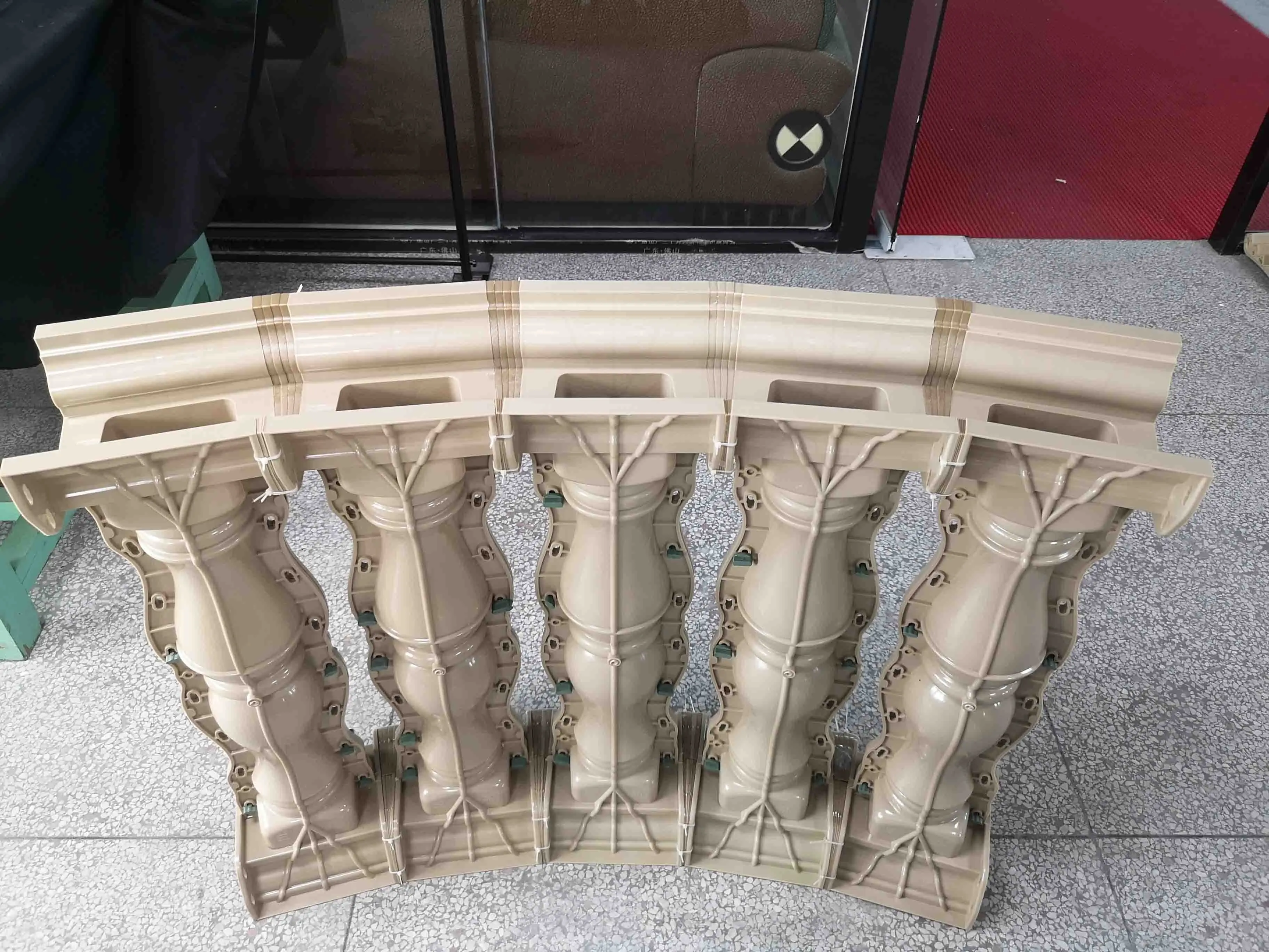 Reazone Concrete Rail Mold - Durable Double Round Baluster