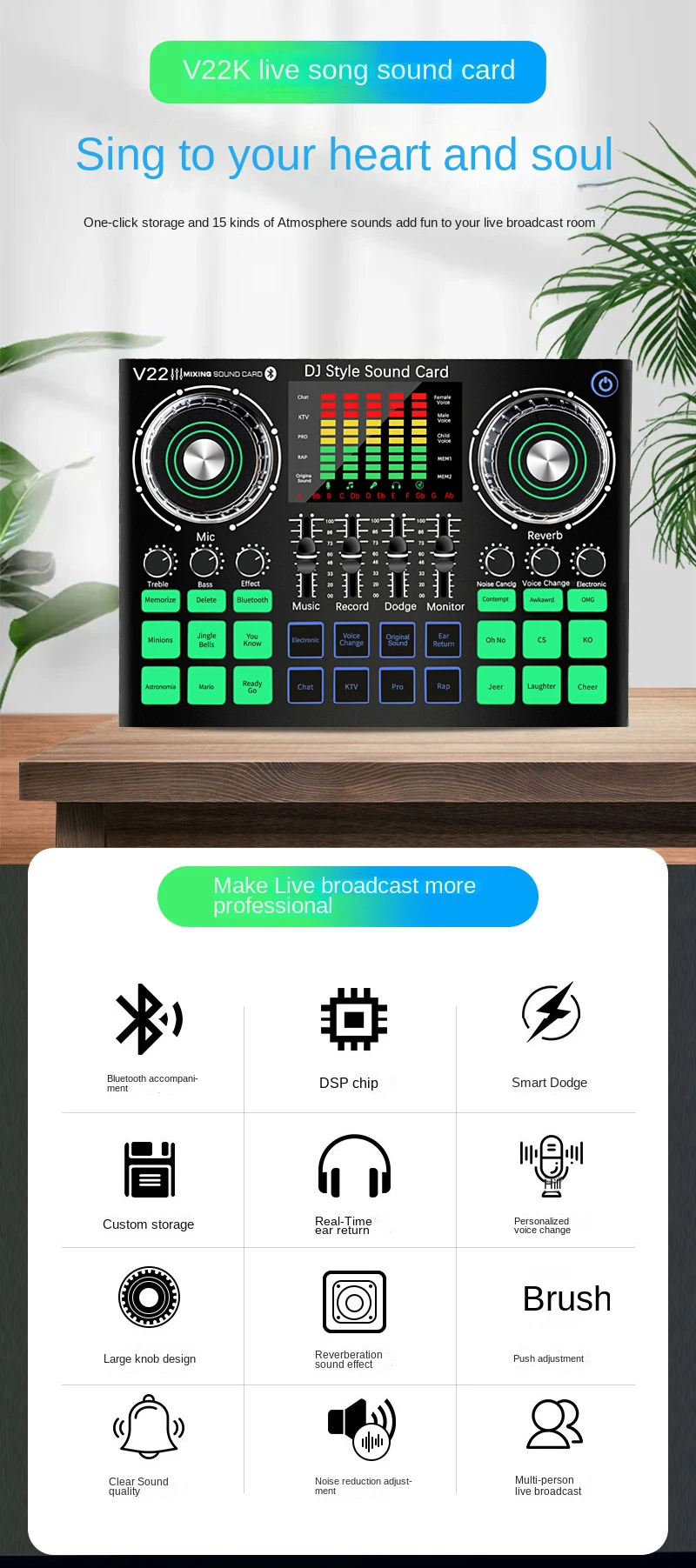 Professional Music Studio Equipment Usb Audio Interface Recording Sound ...