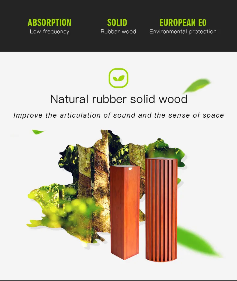 Multi-Color Wooden Acoustic Panels for Sound Absorption | Corner Bass ...