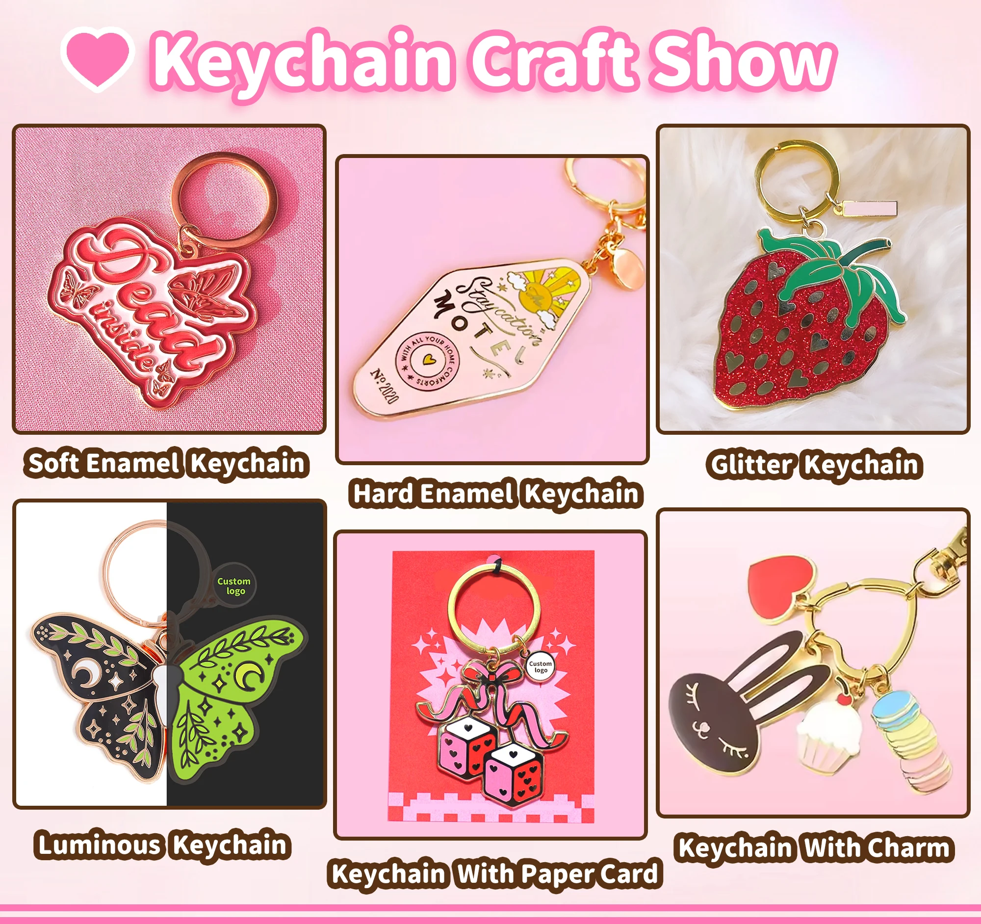 Custom Enamel Keychains - Perfect for Promotions & Events