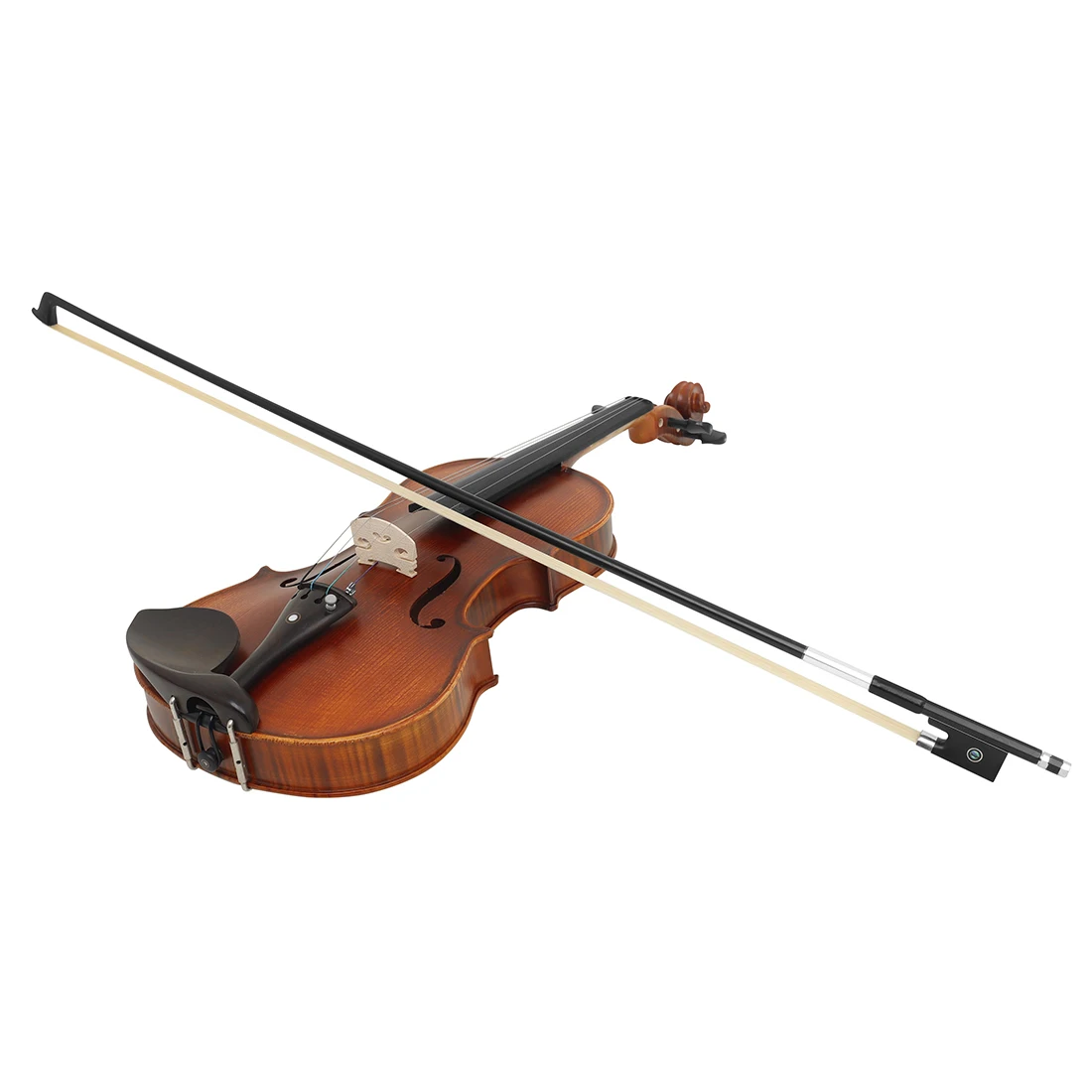 Carbon Fiber 4/4 Violin Bow Frogs Sheepskin Wrapped Support