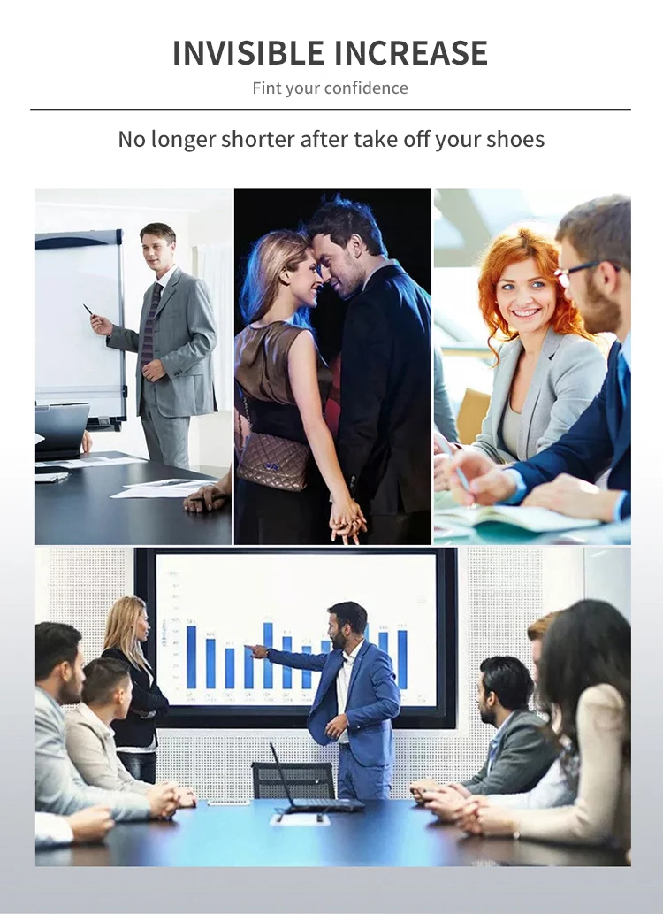 Invisible Height Increase Socks - Elevate Your Footwear 2.5cm/3.5cm ...