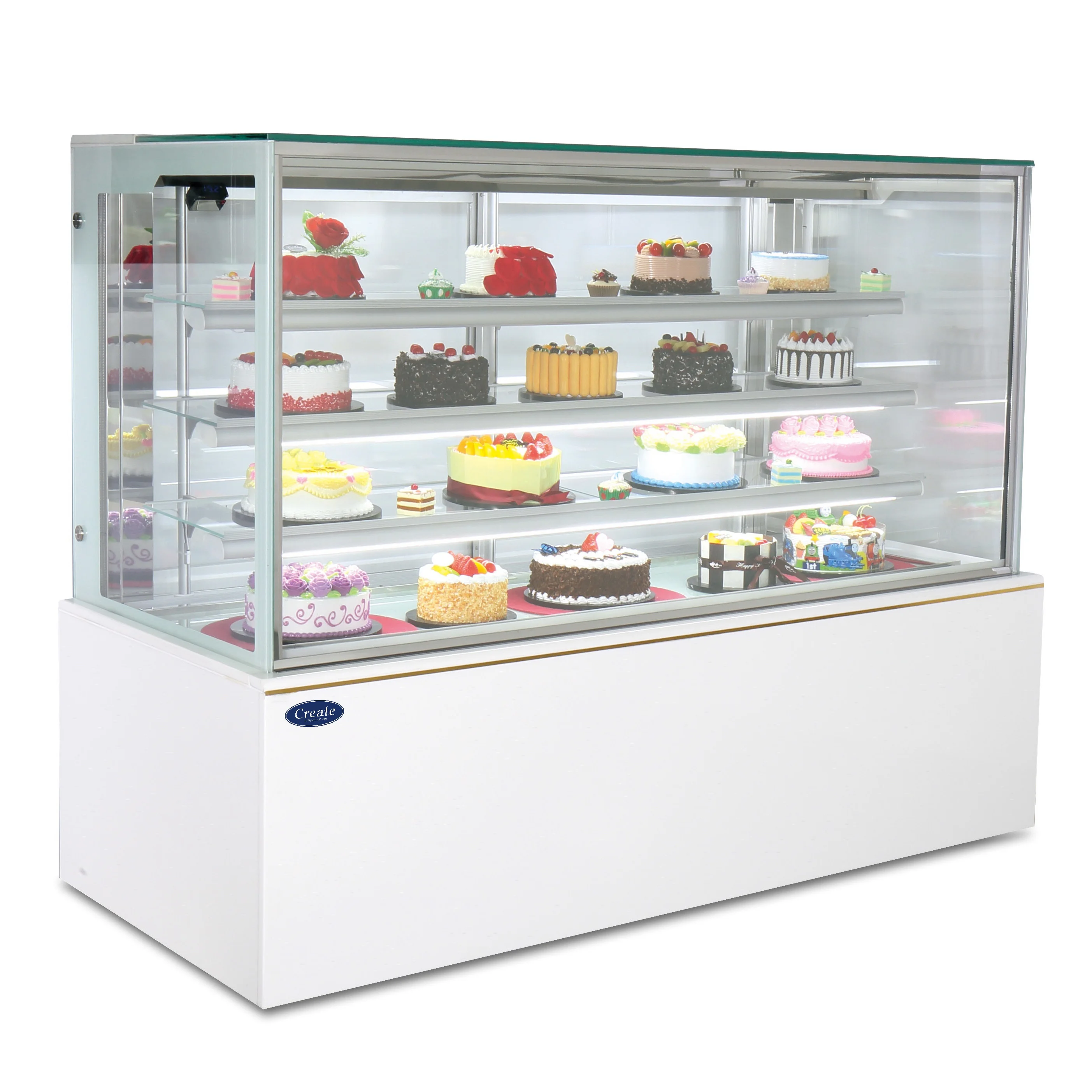 Vertical Cold Storage Cake Display Chiller Unit cooler & Chiller ...
