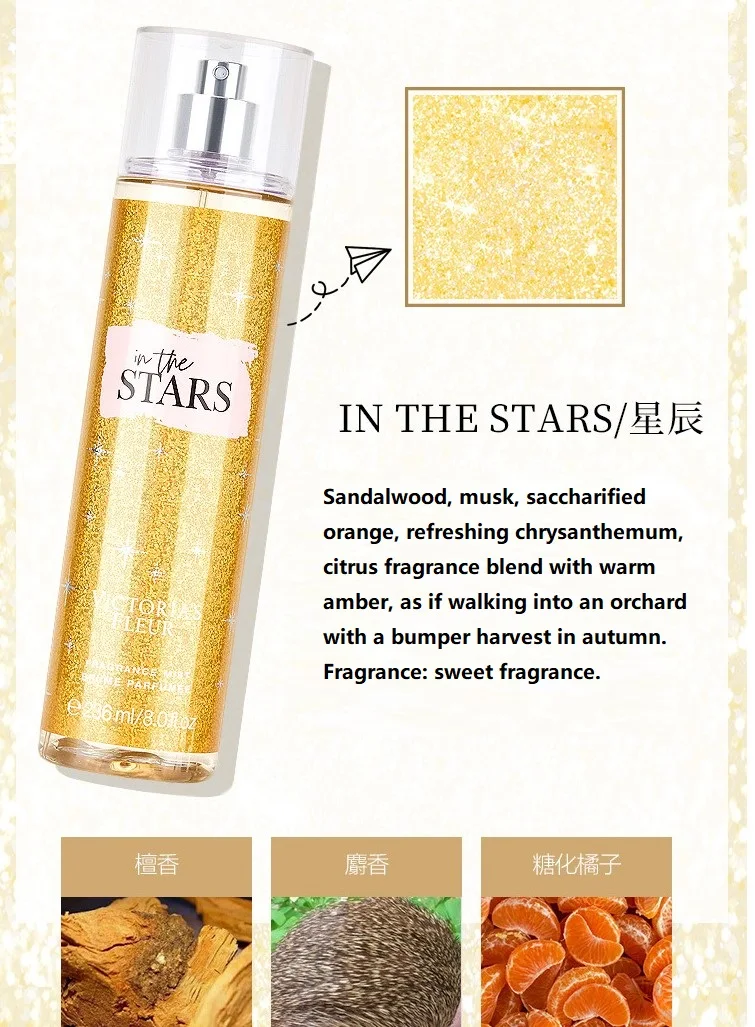 236 Ml Body Spray Mist Floral And Fruity Light Fragrance Perfume For ...