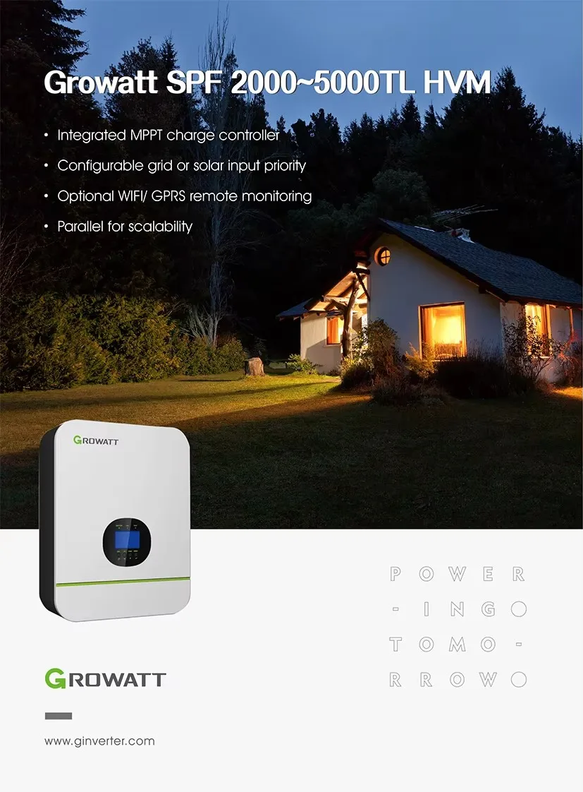 GROWATT Solar Inverter 5KW SPF 5000TL HVM-Pro Solar Inverter Off Grid ...