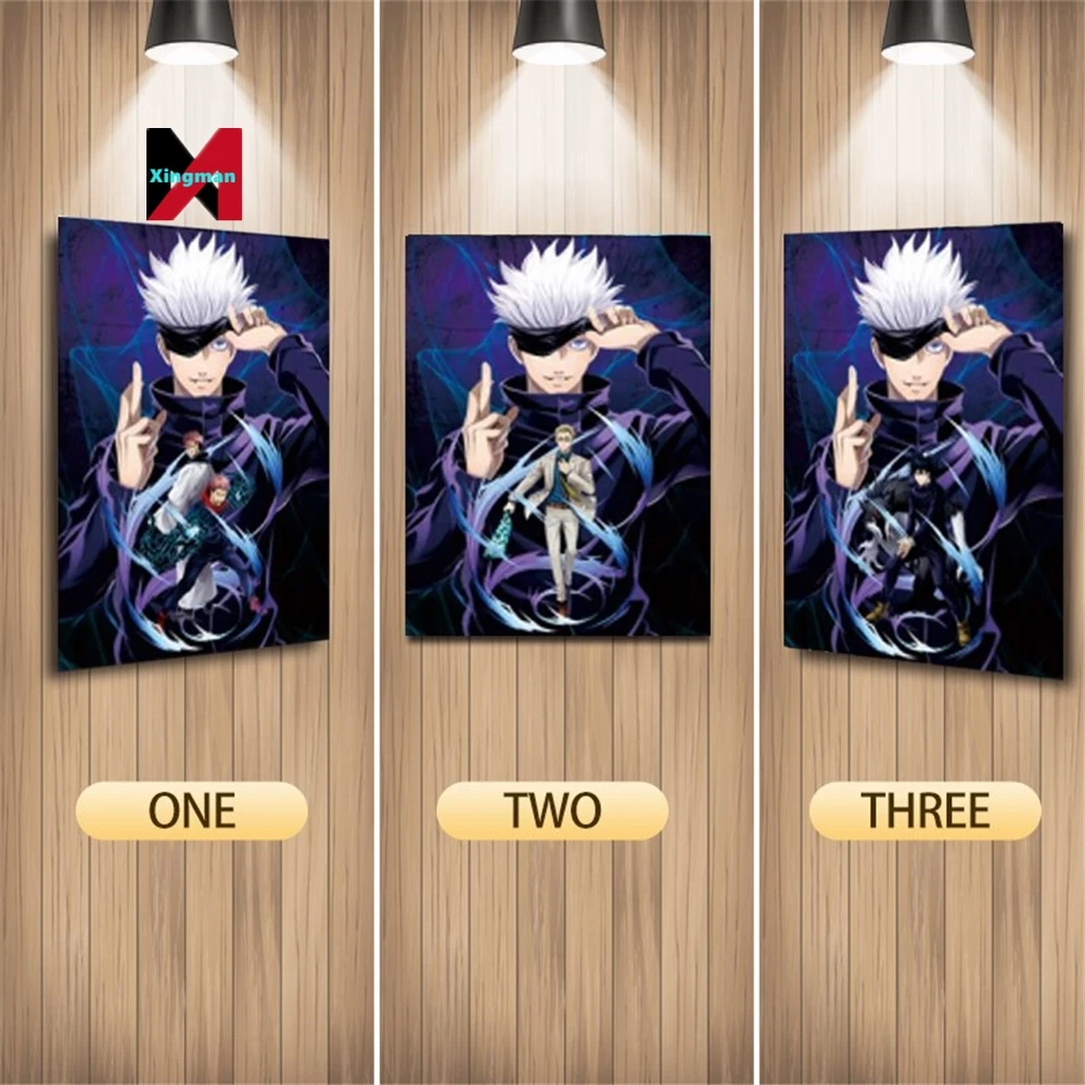 Jujutsu Kaisen 3d Poster Anime Characters 3d Lenticular Poster Wall ...