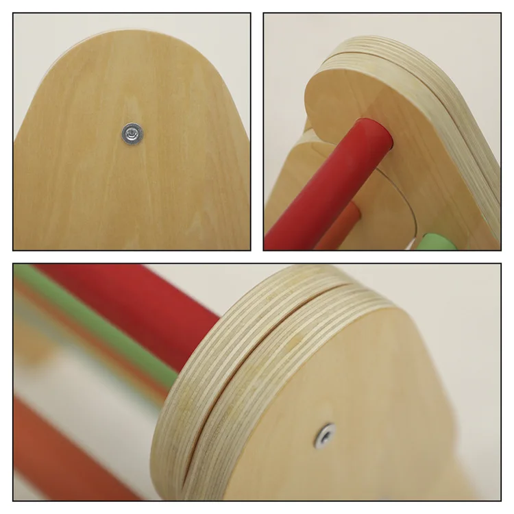 Wooden Pickler Triangle Set With Ramp Montessori Foldable Climbing ...