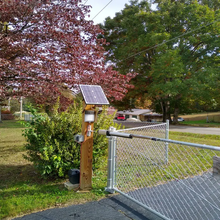 MPA200 Solar Powered Gate Motor Automatic Door Operator Dual Swing Gate ...