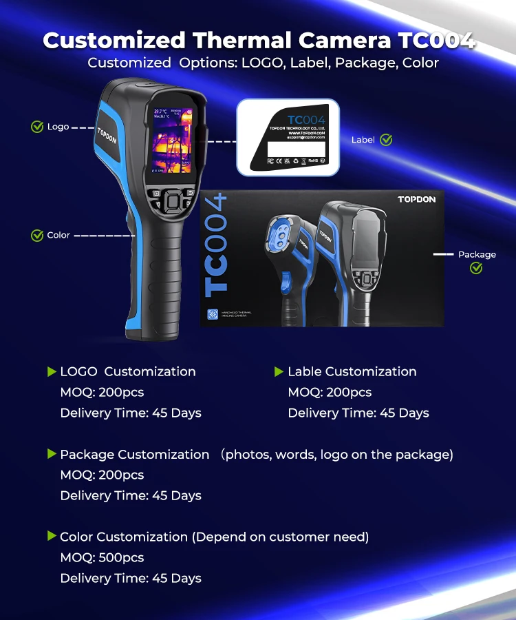 TOPDON TC004 Infrared Thermal Imaging Camera - High Accuracy