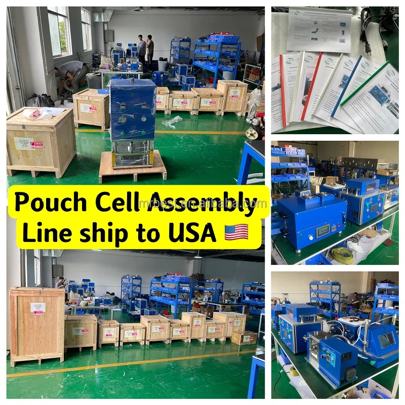 Lithium Ion Battery Lab Equipment Assembly Line Pouch Cell Production ...