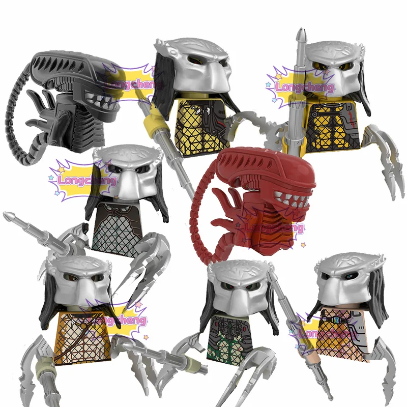 Pg8254 Famous Movie Monster Alien Vs Predator The God Of War Mini ...