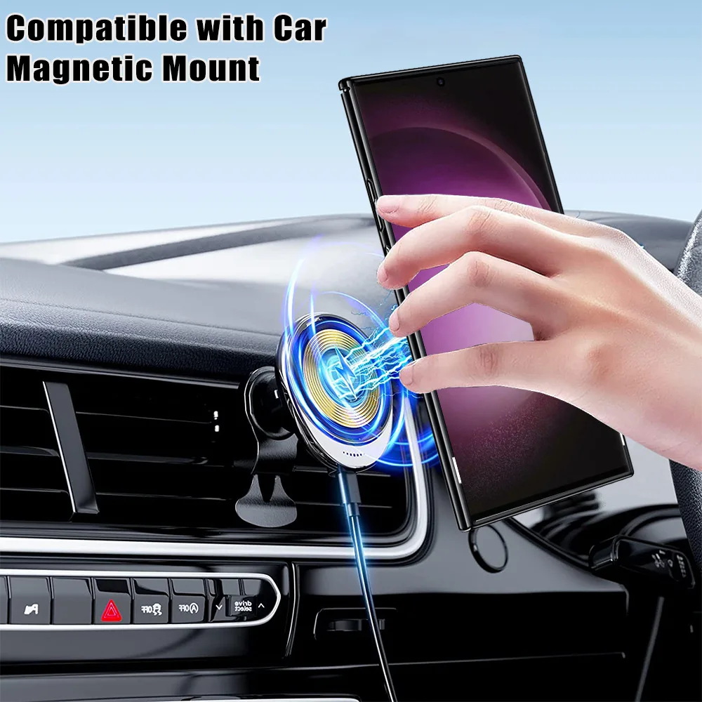 For S24 Ultra S Luxury Magnetic Camera Lens Protective Soft Tpu ...