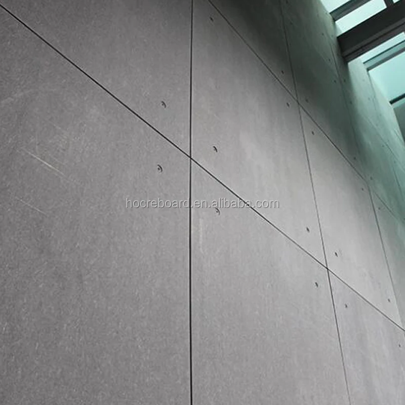 Fiber Cement Wall Sheet Compressed Cement Wall Cladding 8mm 9mm 12mm ...