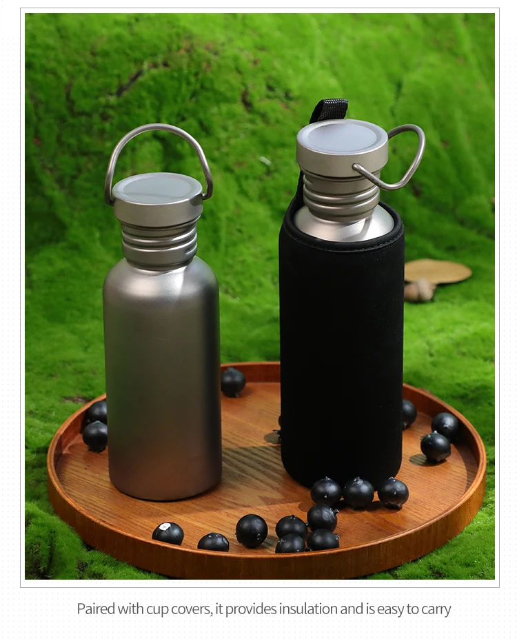 Pure Titanium Thermos Vacuum Bottles Double-walled Vacuum Insulated ...