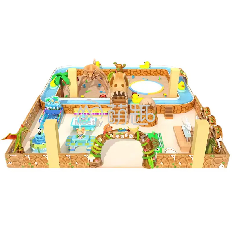 Moetry Indoor Sand Pit Dinosaur Fossil Digging Jurassic Dino Theme Park ...