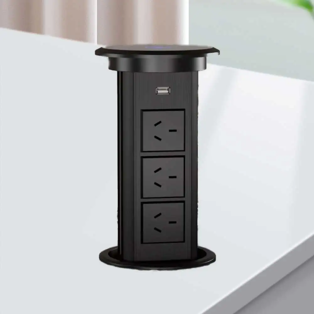 Oswell Desktop Worktop Hidden Kitchen Up Socket With Usb Tabletop ...