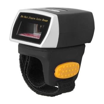 Mini Wireless Bt Finger Barcode Scanner Ios Android Ring High Speed ...