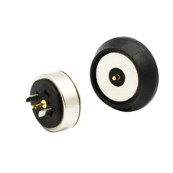 Magnetic Pogo Pin Connector With Mini Pcb 2 Pin Male Female Round ...