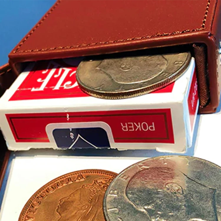 Custom Leather Playing Cards Case Pouch Poker Storage Game Card Deck ...