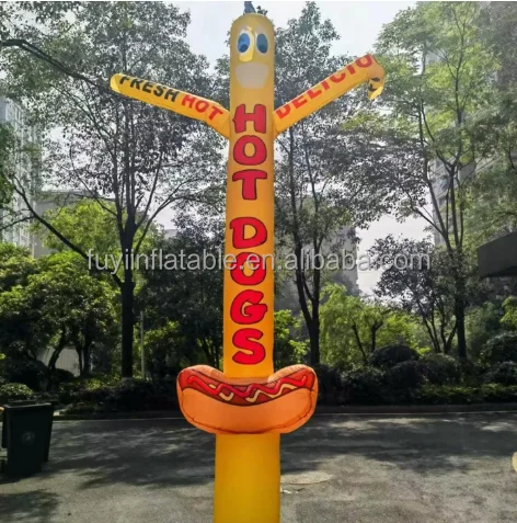 Hot Dog Shape Inflatable Air Dancer Hot Dog Shop Custom Inflatable ...