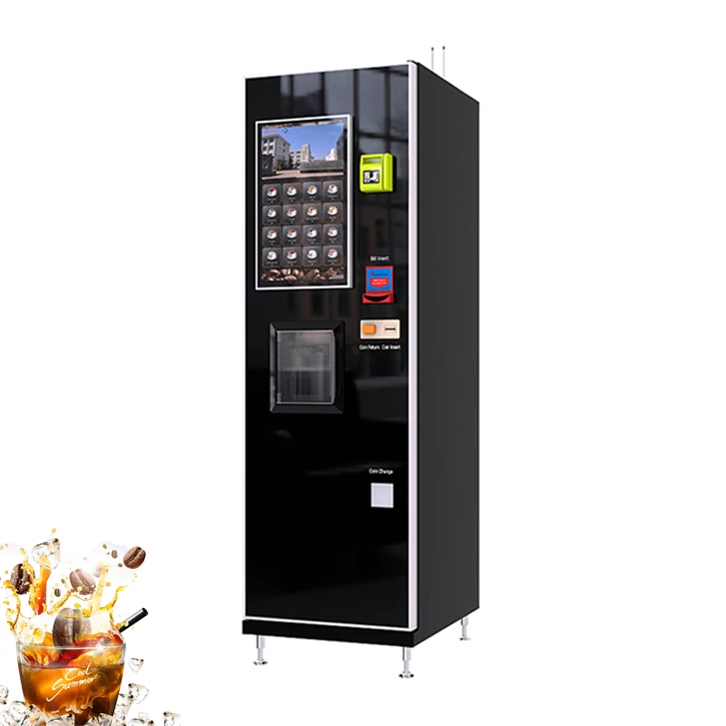 Multiple Flavors Coffee Vending Machine with Italian Style Extraction ...