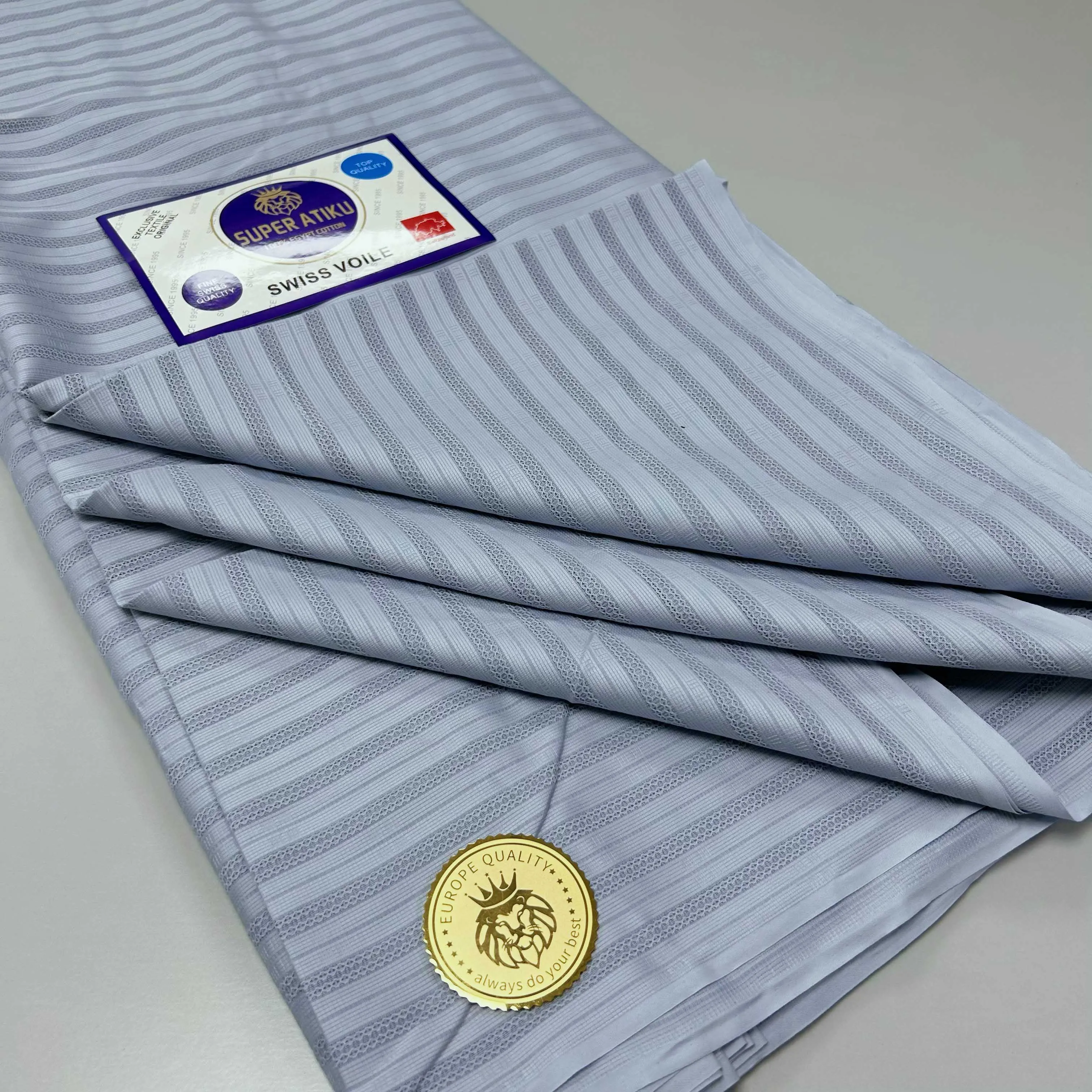 2024 African Nigerian Atiku Fabric For Man Polyester Lace Fabric For ...