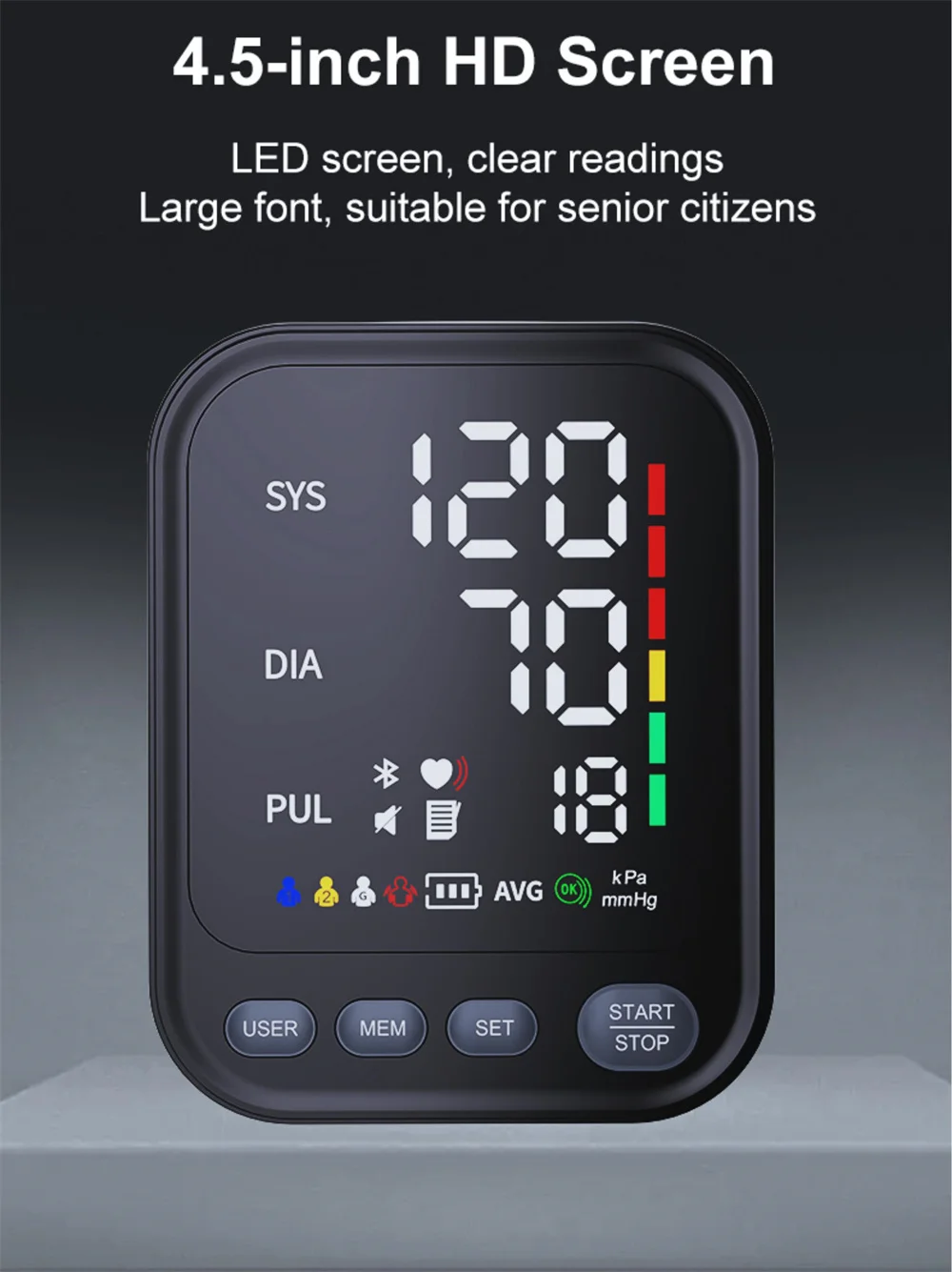 Electronic Digital Tensiometres BP Monitor Blood Pressure Machine
