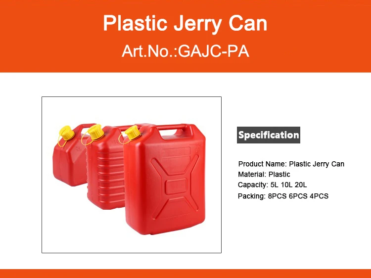 Garida 10l Compressive Standby Antistatic Oil Drum Portable Explosion-proof Thickened Plastic ...