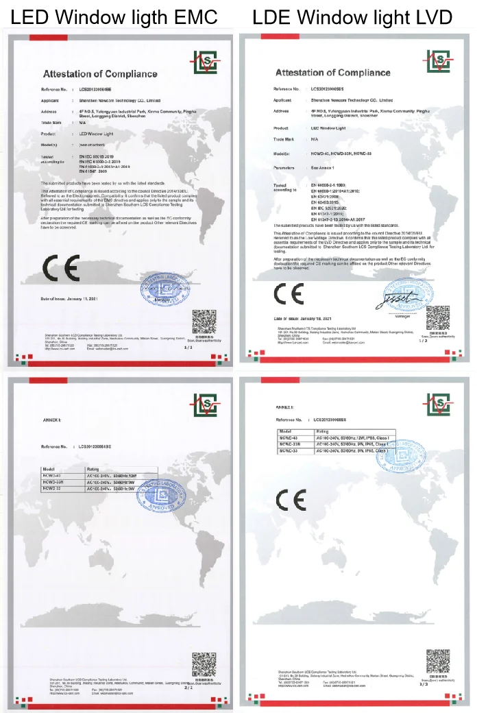 360 Degree Rotating LED Window Sill Light 9W Corridor Exterior Wall ...