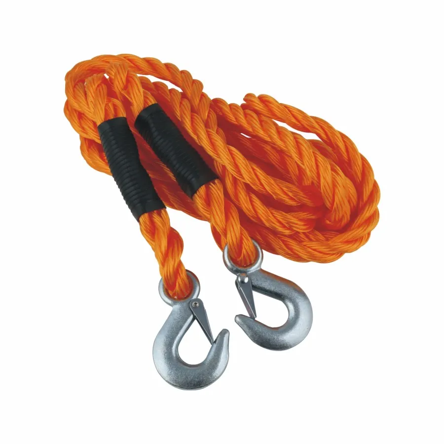 Heavy Duty Strong Car Tow Rope with Hook and Ratchet Tie Safety Tools ...