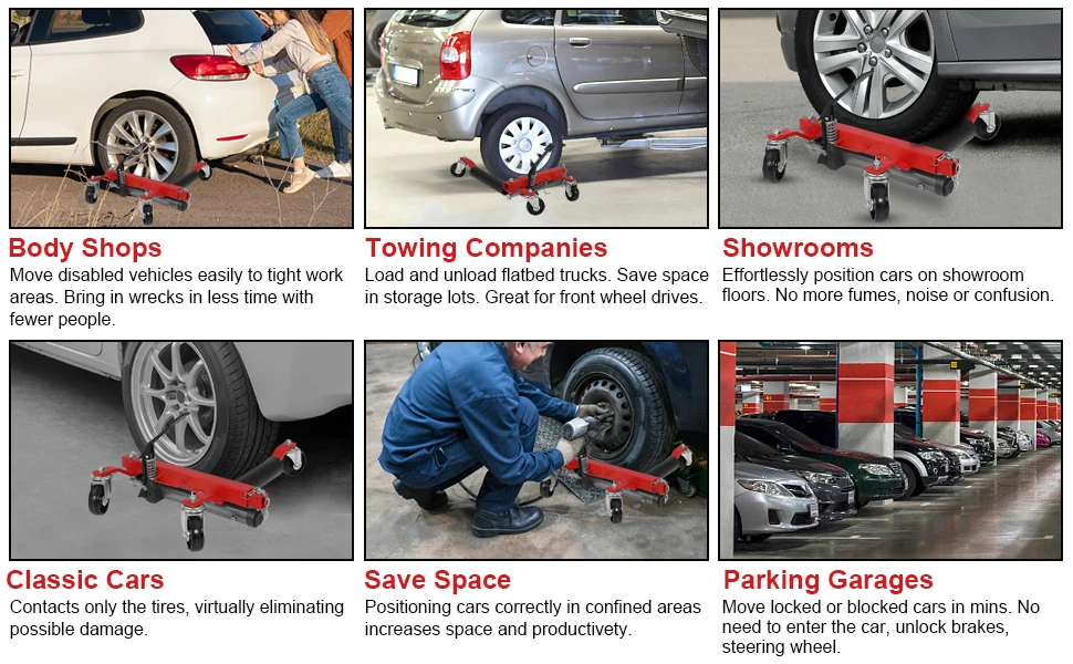 Portable Stainless Steel Car Jacks Vehicle Positioning Go Jack Car ...