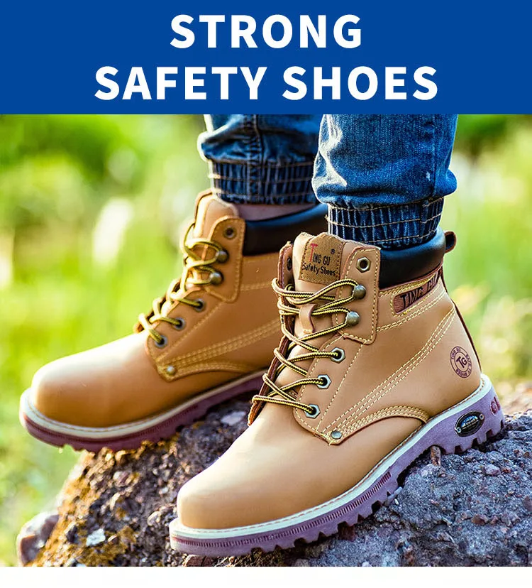 Industrial Customize Logo Steel Toe Men Waterproof Safety Boots China ...