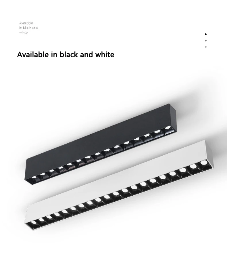 Aluminum Ceiling Linear Grille Downlight Spotlights 10w 20w 30w 40w Led ...