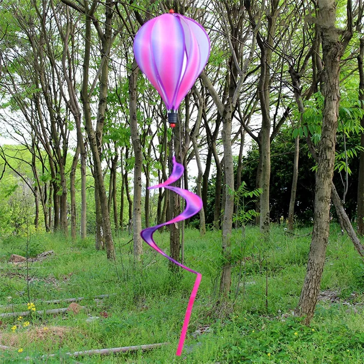 Hot Air Balloon Ornaments Windmill Home Garden Decoration Spiral ...