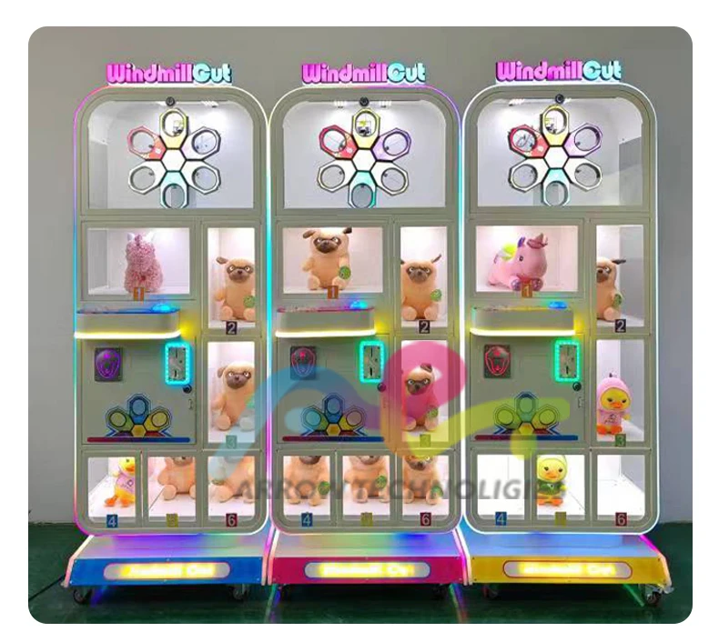 Factory Prize Game Machine Coin Operated Pink Date Cut Prize Gift ...