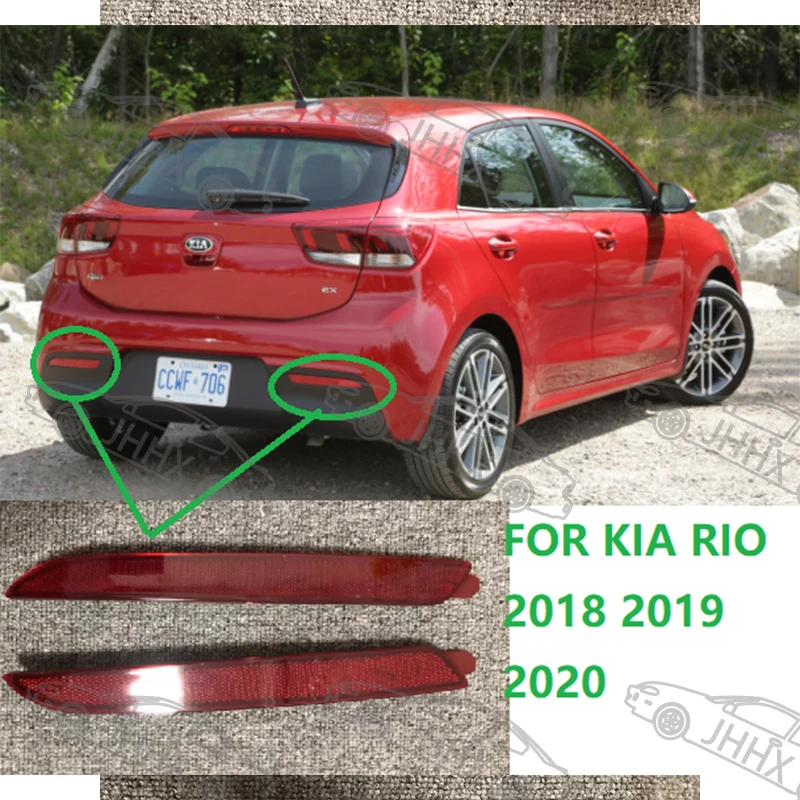 Rear Bumper Light Red Fog Light For Kia Rio 2018 2019 2020 Rear Bumper ...