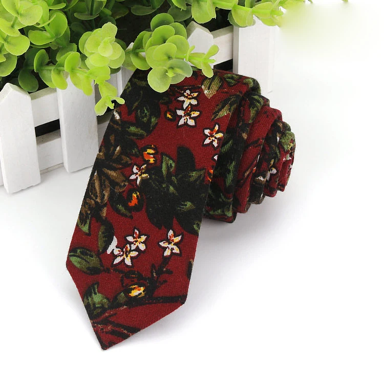 Shop High-Quality 100% Cotton Print Neckties with Private Label