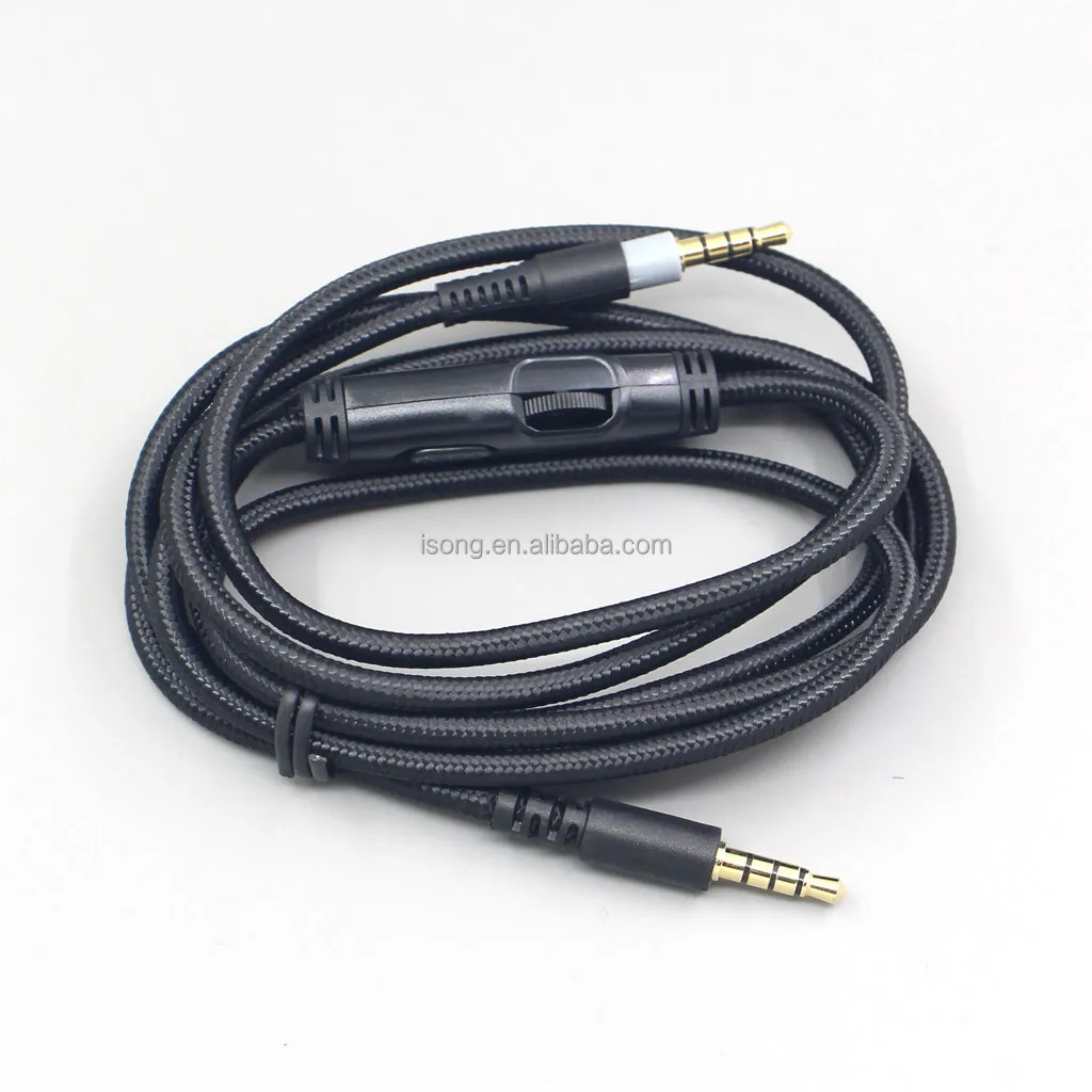 Replacement Upgrade Audio Cable With Mic Microphone Remote Control Line ...