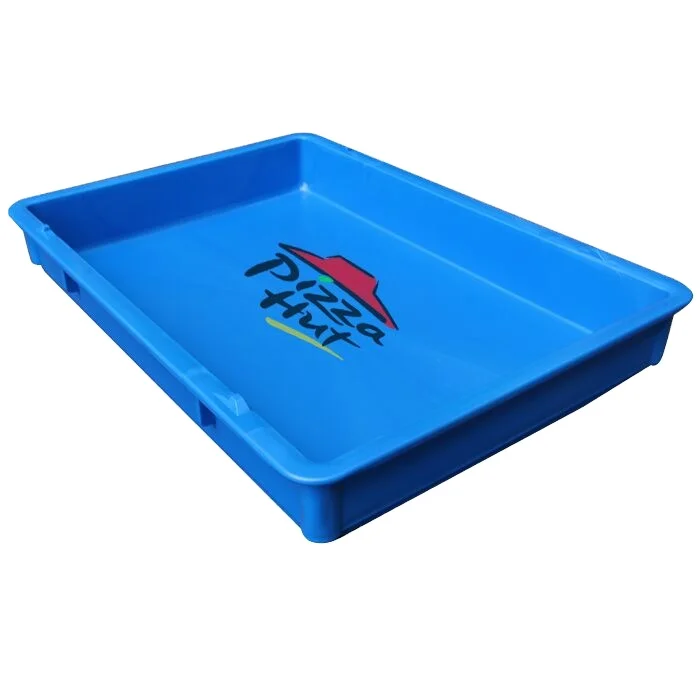 QS Hot Sale Plastic Crate - 650*450*100mm Meat & Fish Crates